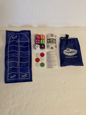 Thinkfun Math Dice Jr Game Kid’s First Mental Math Game Homeschool ...
