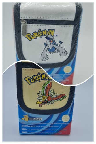Sacoche Game Boy Color Pokémon ho oh + luigia Or argent Vintage 2001 ...