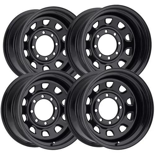 1997 Jeep Wrangler Wheels Vision 84 D Window 15x8 Gloss Black Wheel ...