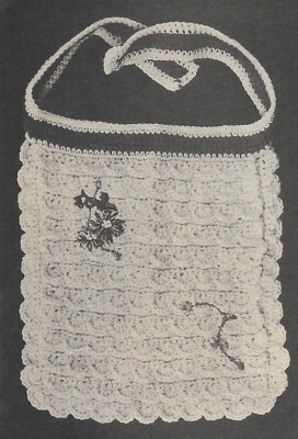 vintage, Lady's Fancy Shell Apron crochet pattern instructions | eBay