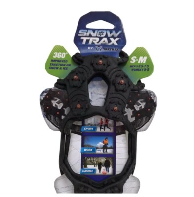 Snow Trax Snowtrax by Yaktrax Traction gear for Shoes and Boots, S-M ...