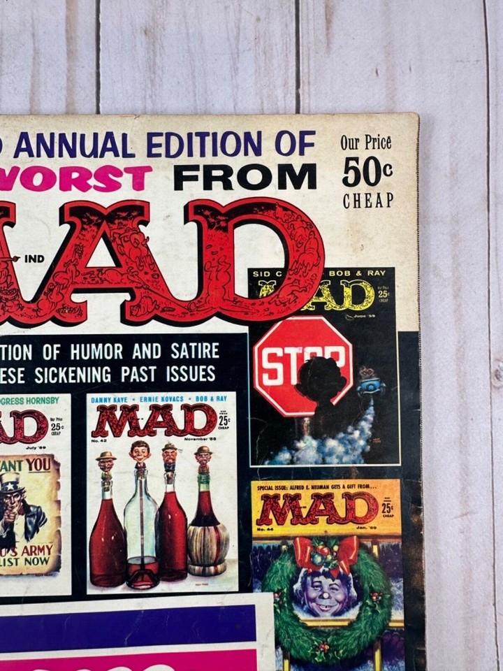 Vintage MAD Magazines!! 1958-1963, Some with Rare Inserts! Choose Your ...