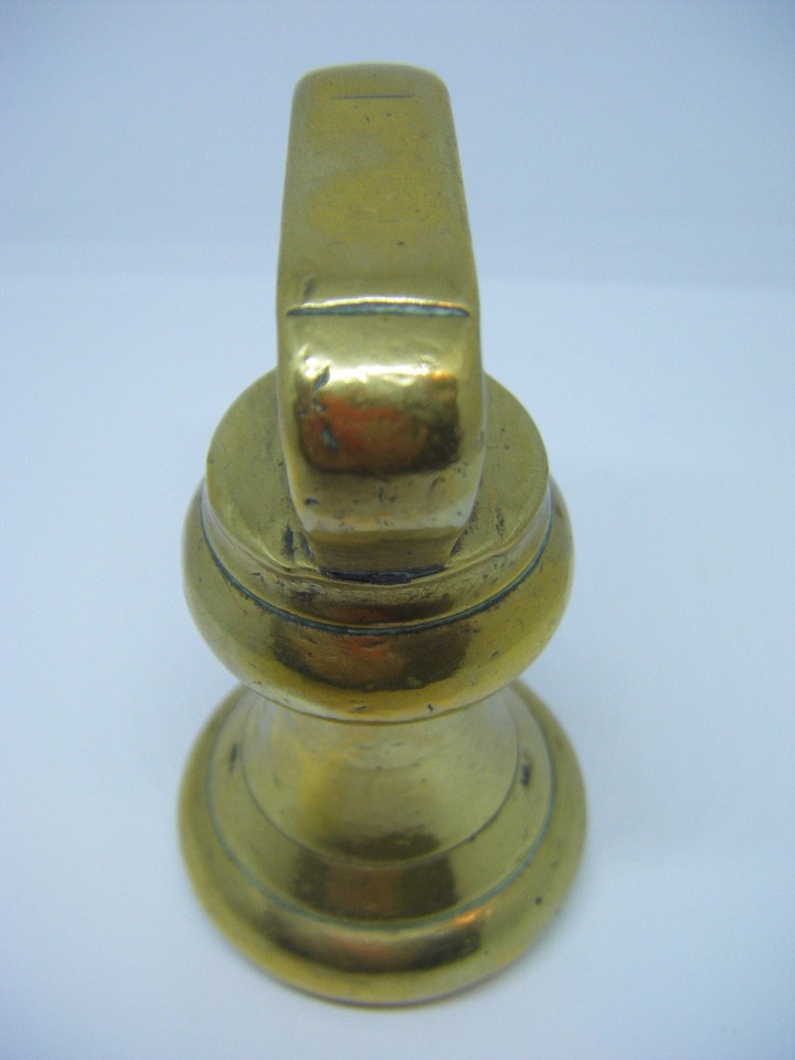 Antique Brass Weight Bell Shape 1 LB Grocers - Unusual Stamps - Lead ...