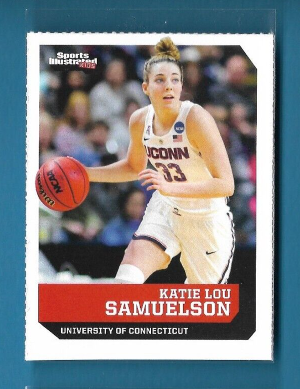 2018 SI Kids KATIE LOU SAMUELSON Rookie, University Connecticut/WNBA ...