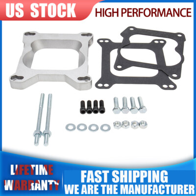 aluminum Square Bore Carburetor Adapter Kit for carb to Spread Bore ...