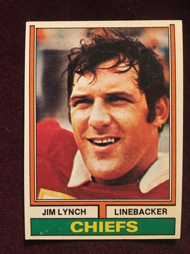 1974 Topps #167 Chiefs Jim Lynch Football Card | eBay