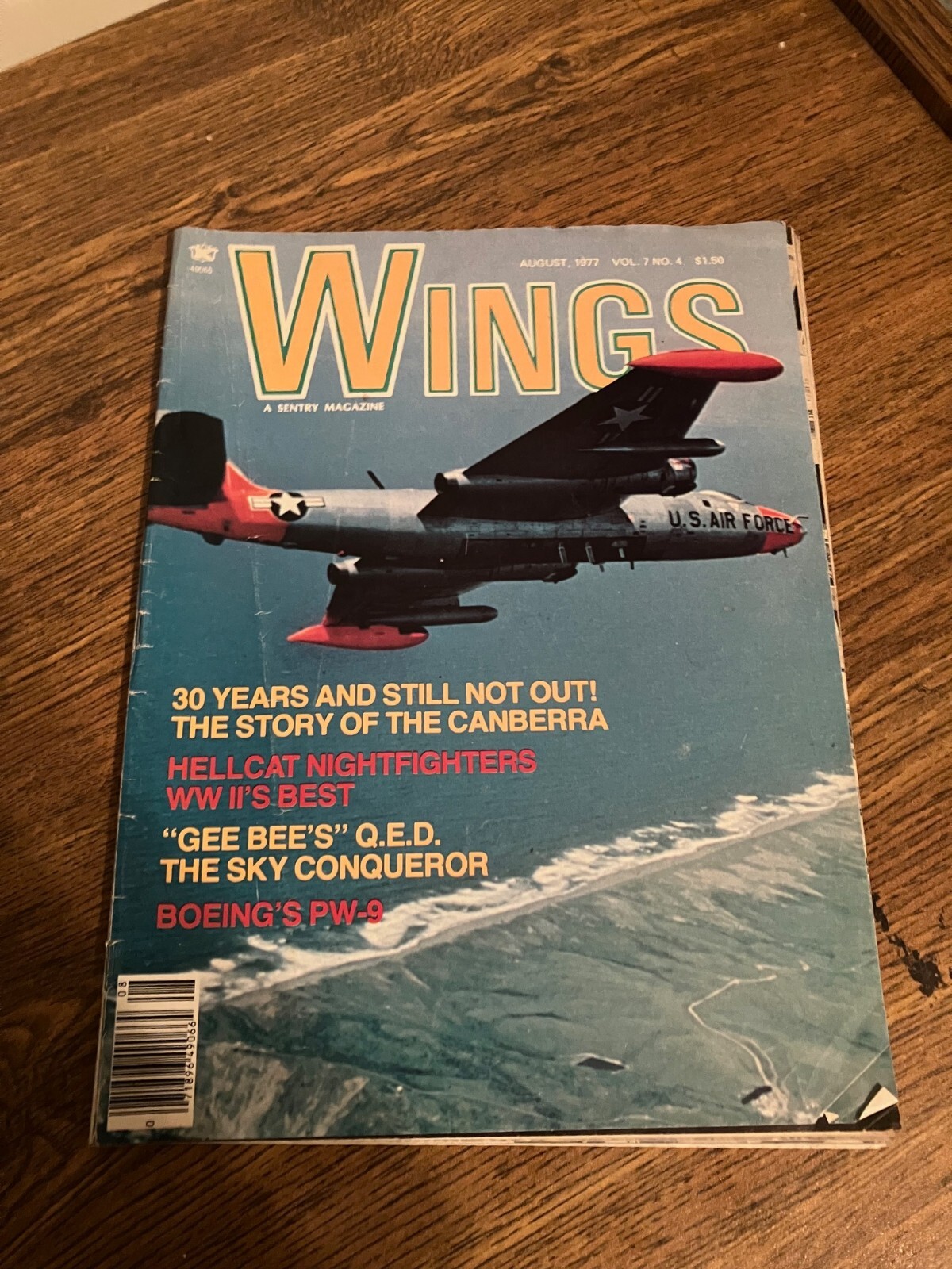 Vintage Back Issue Magazine - Wings - August 1977 | eBay
