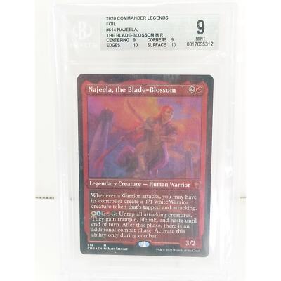Najeela, The Blade-Blossom [Foil Etched 2020 BGS 9 Graded Card | eBay