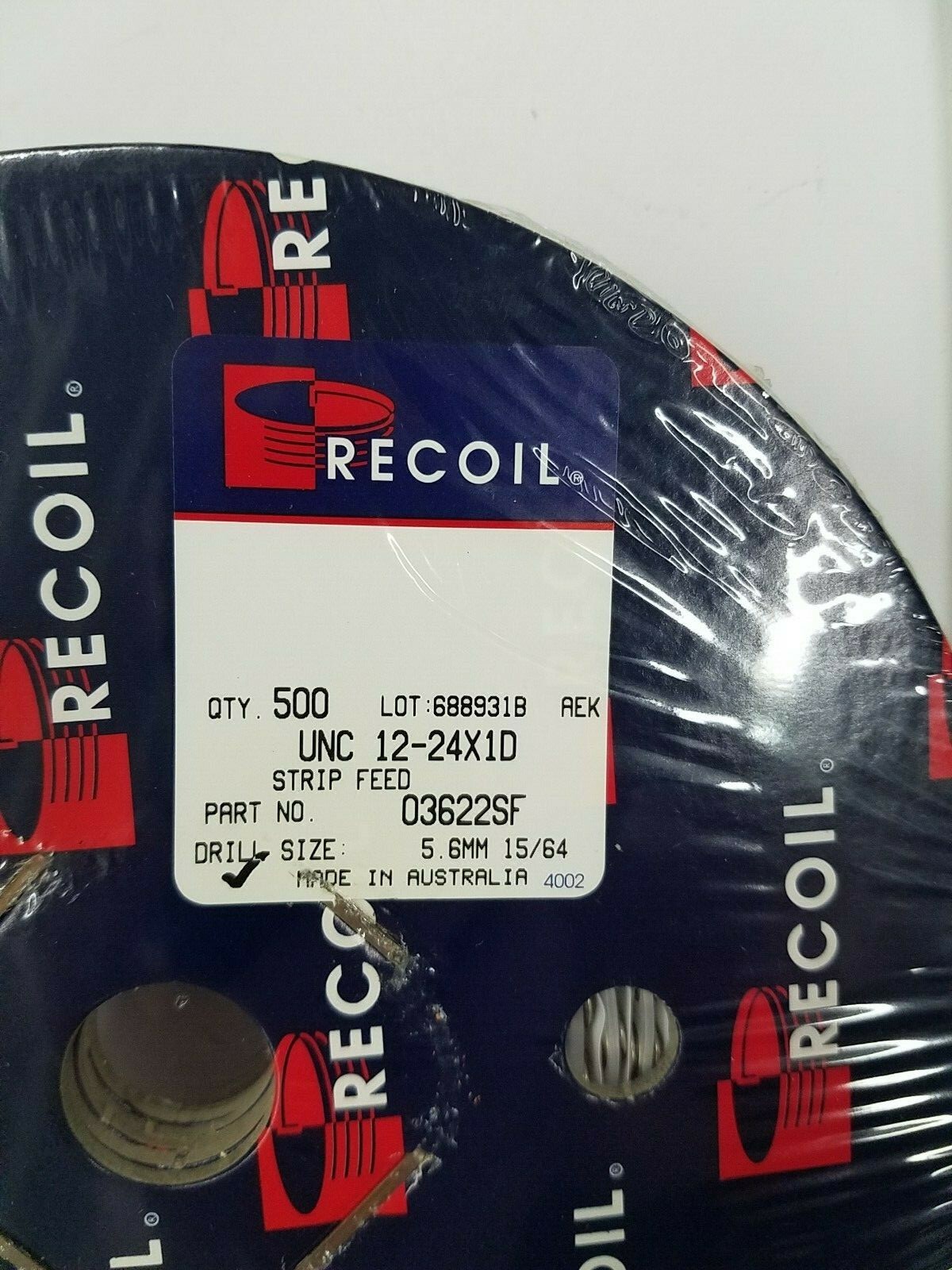 500~ Recoil 12-24 HeliCoil tanged Strip Feed Wire Thread Inserts Repair ...