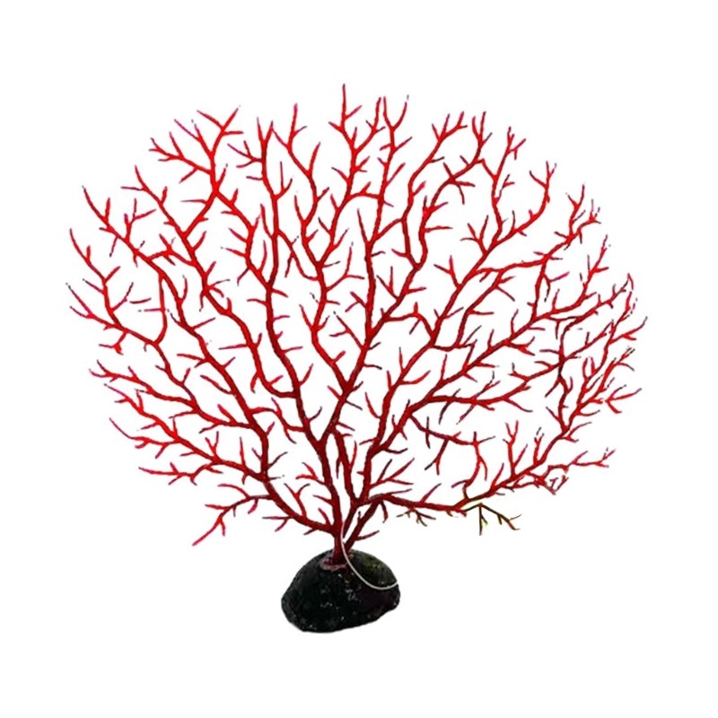 Artificial Coral Branch Décor Faux Coral Reef Décor Aquariums Ornament ...
