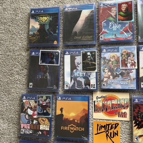Limited Run Games Collection - 22 Factory Sealed Titles for PS4 & PS ...