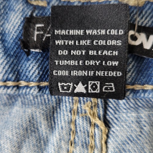 Fashion Nova Jeans Size 11 30X29 Blue Mom Balloon High Rise Baggy Loose ...