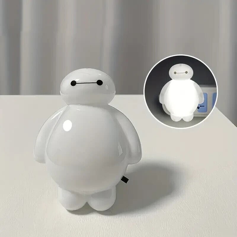 New Big Hero 6 Baymax Cartoon Style Night Light Bulbs Bedroom Study ...