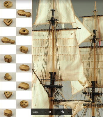 Wooden Ship Rigging