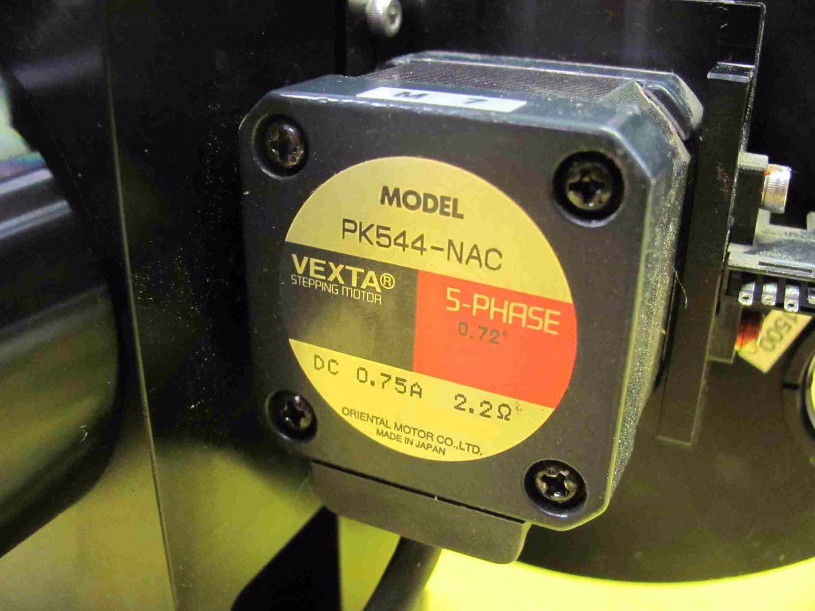 Hitachi I-900SRT Rotary Lens Assembly Oriental Motor Co PK544-NAC ...