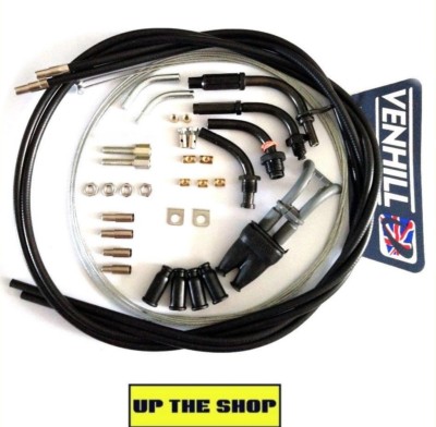 VENHILL Universal push/pull Throttle cable kit, 1.35m long Motorcycle ...
