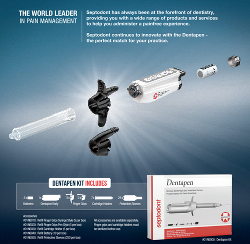 Septodont Genuine Dentapen Electronic Anesthetic Syringe Kit – 1 ...