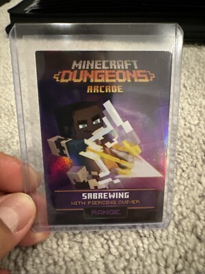 MINECRAFT Dungeons Arcade Sabrewing Series 2 Foil Game Card #18/98 | eBay