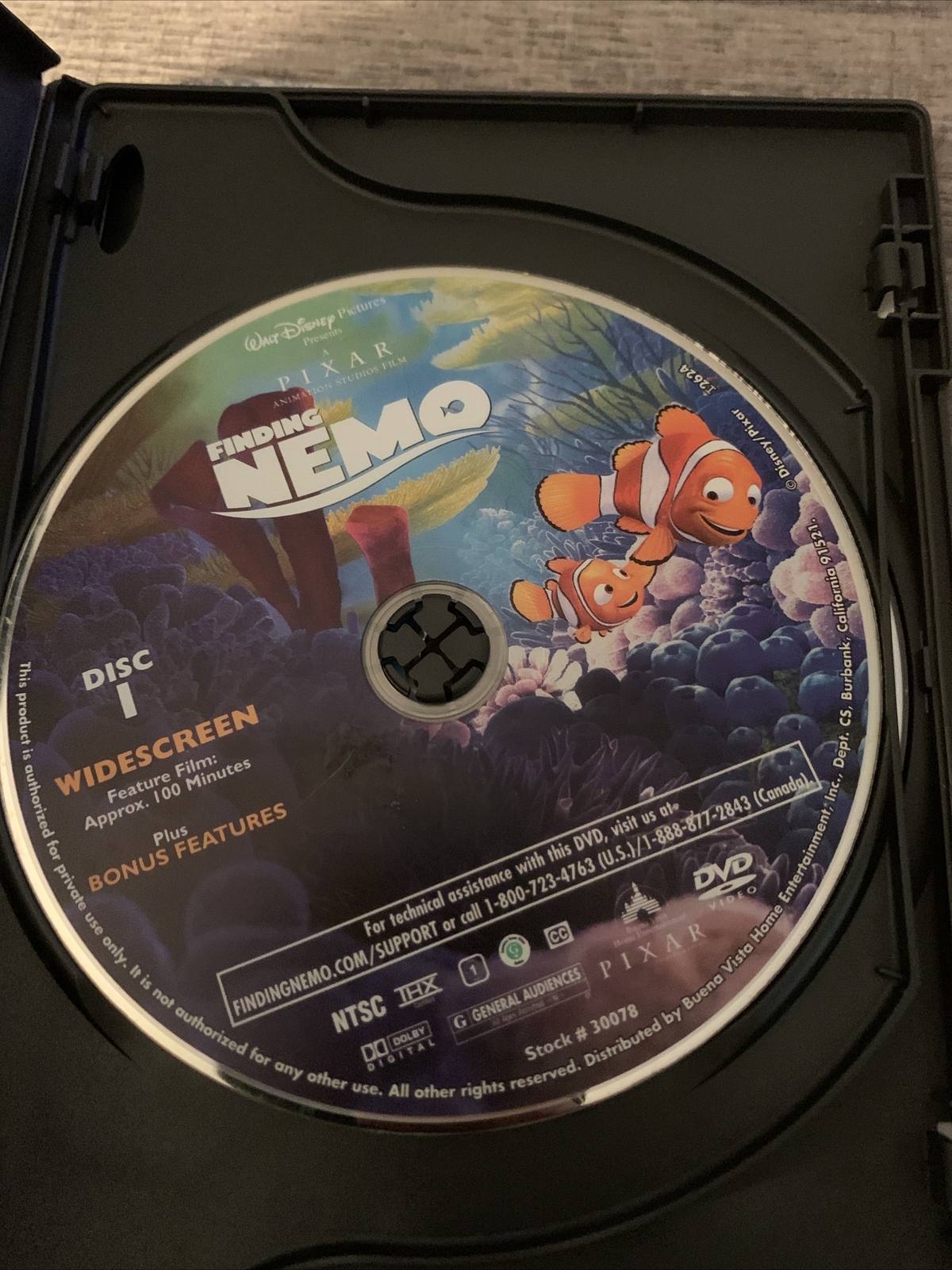 Finding Nemo (DVD, 2003, 2-Disc Set) 786936215595 | eBay