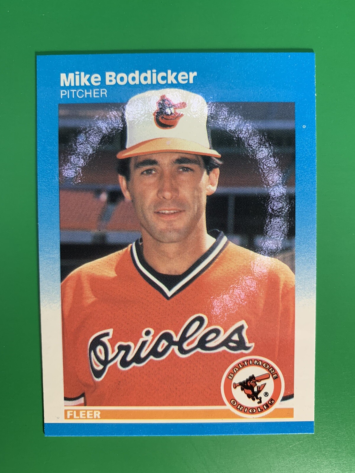 1987 Fleer Glossy Mike Boddicker UER #463 Baltimore Orioles | eBay