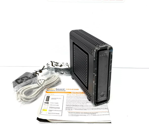 ARRIS MOTOROLA Surfboard SB6180 Docsis 3.0 Cable Modem 150 Mbps Black ...