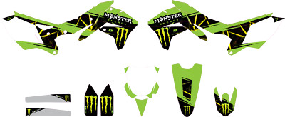 D'COR Monster Energy Slash Graphics Kit 20-20-135 | eBay