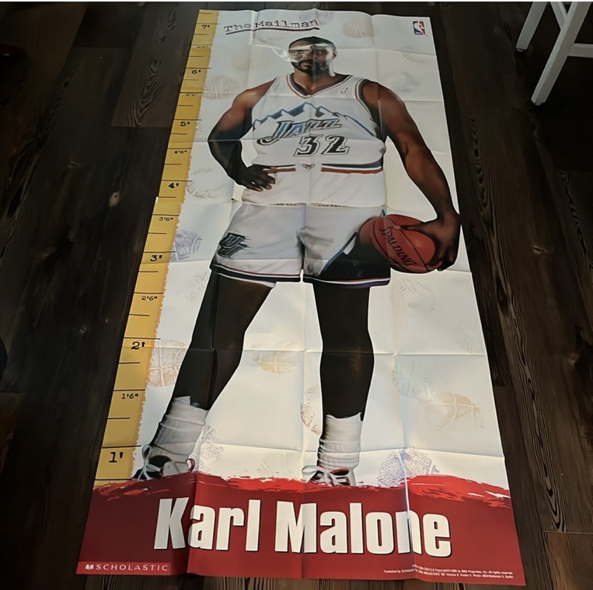 Karl Malone Mailman Poster KARL MALONE The Mail Man Basketball Legend