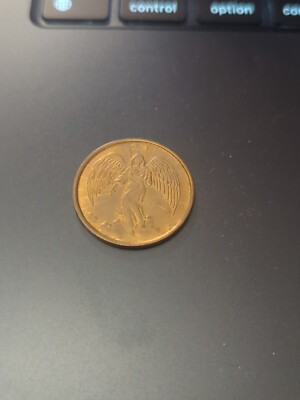 Vintage Guardian Angel-Double-Sided Gold Plated Good Luck Coin | eBay