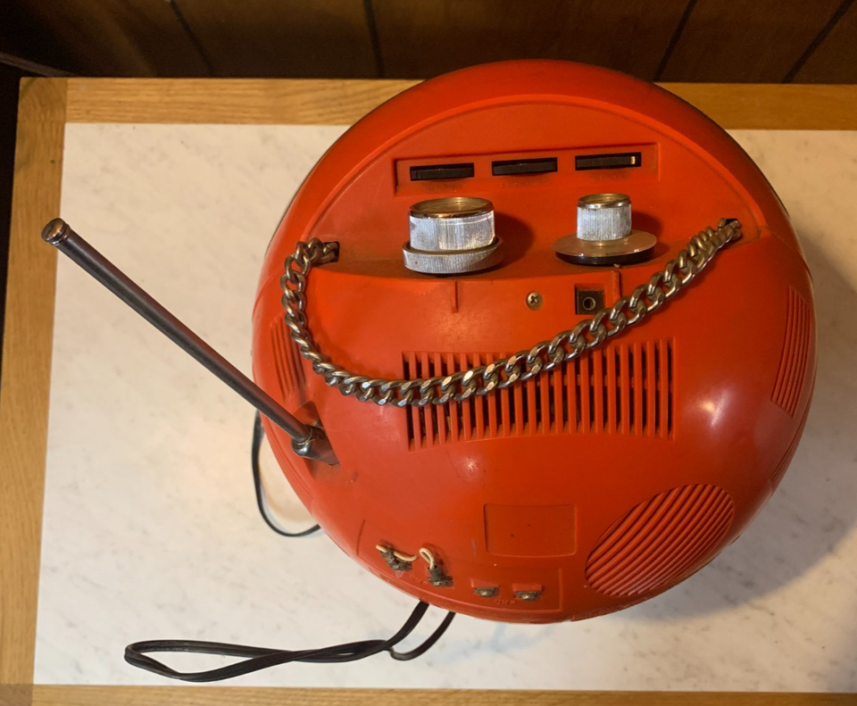 JVC Videosphere Model 3240 – VINTAGE-Retro Space Helmet CRT TV – Red | eBay