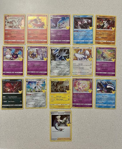 Pokemon Celebrations Complete 16 Cards Rare Holo Set | eBay