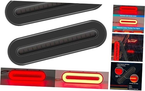Led Trailer Lights, 4.8Inch Trailer 96 LED Tail Light Bar Red ...