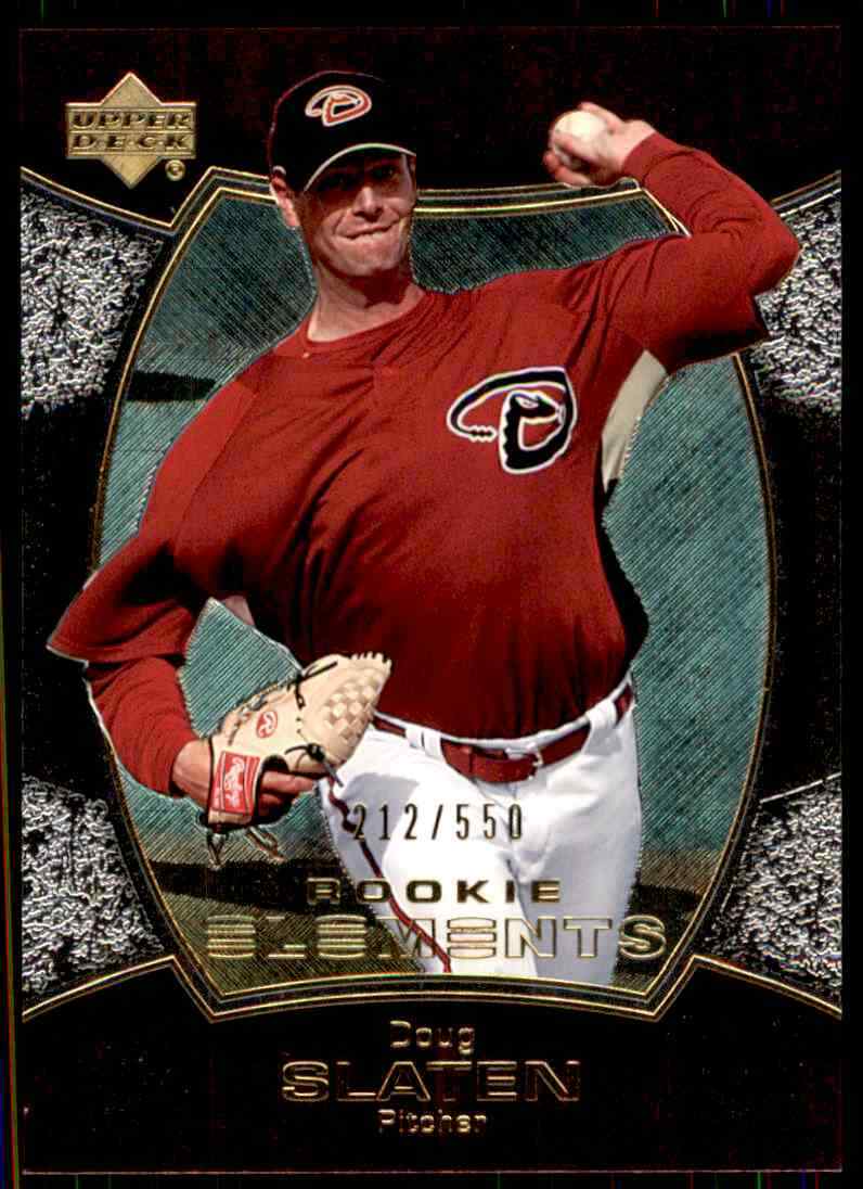 2007 Upper Deck RC Elements Doug Slaten Arizona Diamondbacks #170 | eBay