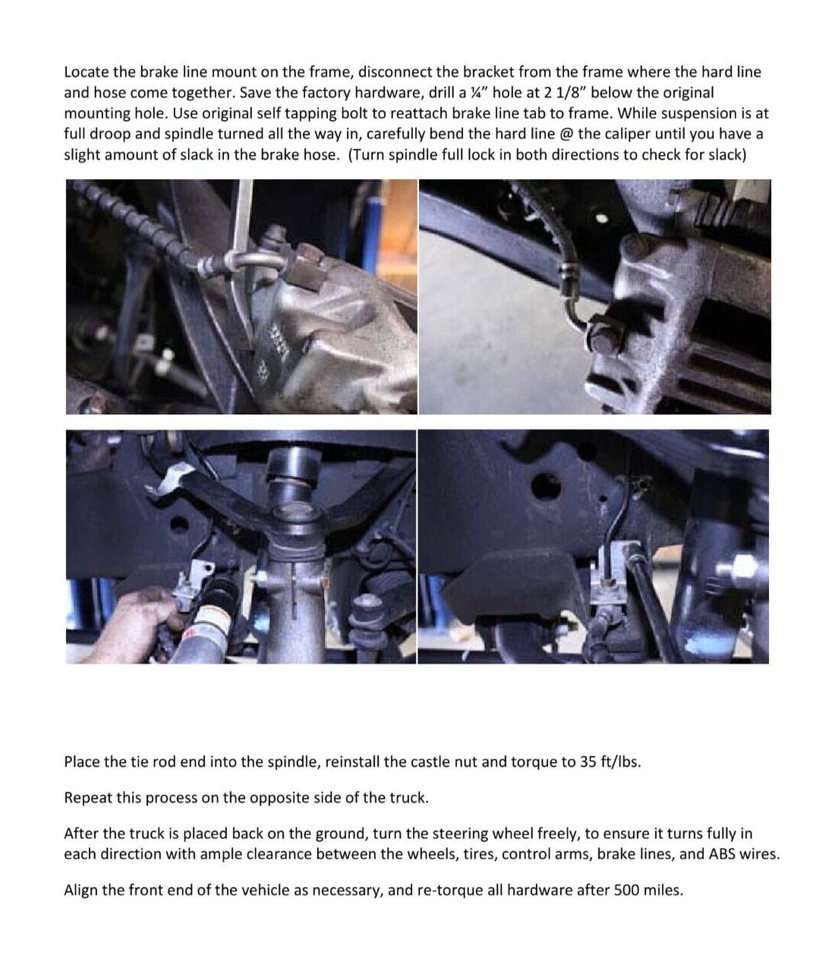 Lift Kit 4" Spindles 2" Shackles MaxTrac K883042B Fits Ford Ranger 2wd ...