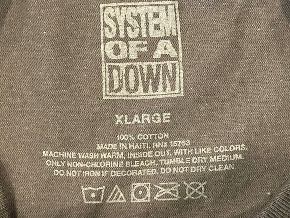 SYSTEM OF A DOWN ~ Official Toxicity Album Cover T-Shirt Men's XL | eBay