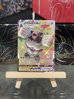 Pokemon Card Rillaboom VMAX SV106/SV122 Shiny Vault Shining Fates NM ...