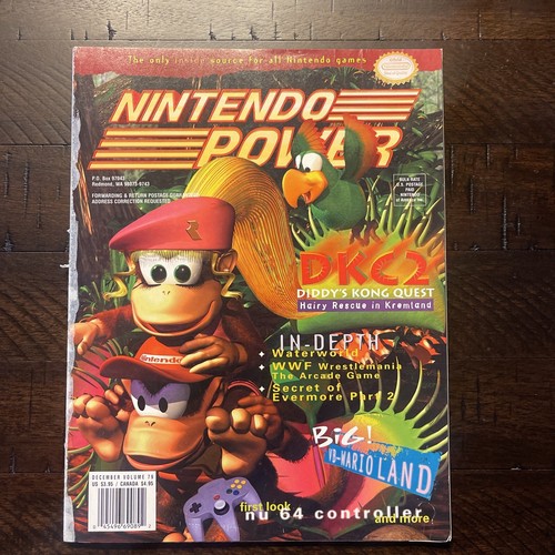 Nintendo Power Donkey Kong Country 2 DKC2 Volume 79 W Poster, Insert ...