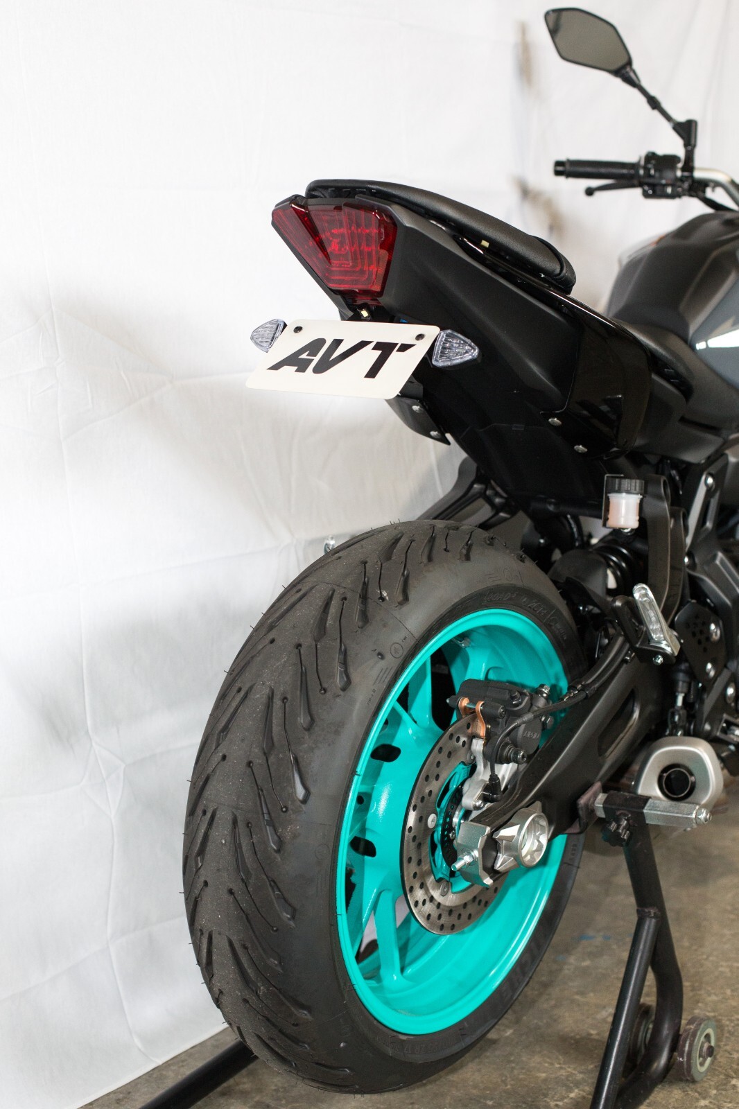 AVT Yamaha MT-07 MT07 R7 Fender Eliminator NI Kit 21-24 FLUSH LED Turn ...