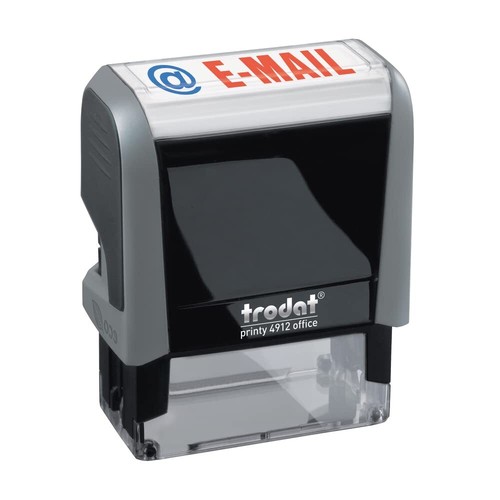 Trodat Office Printy 4912 Self-Inking Text Stamp, Text E-Mail, Imprint ...