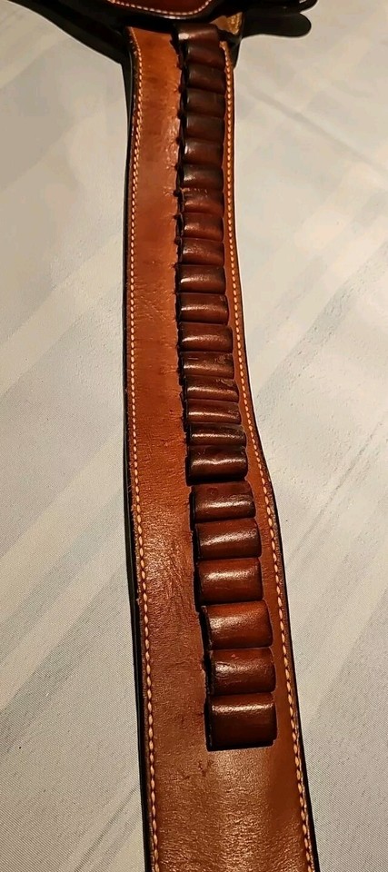 vtg BIANCHI 111 CYCLONE LEFT HAND BELT HOLSTER SIZE 10 OPEN BOTTOM and ...