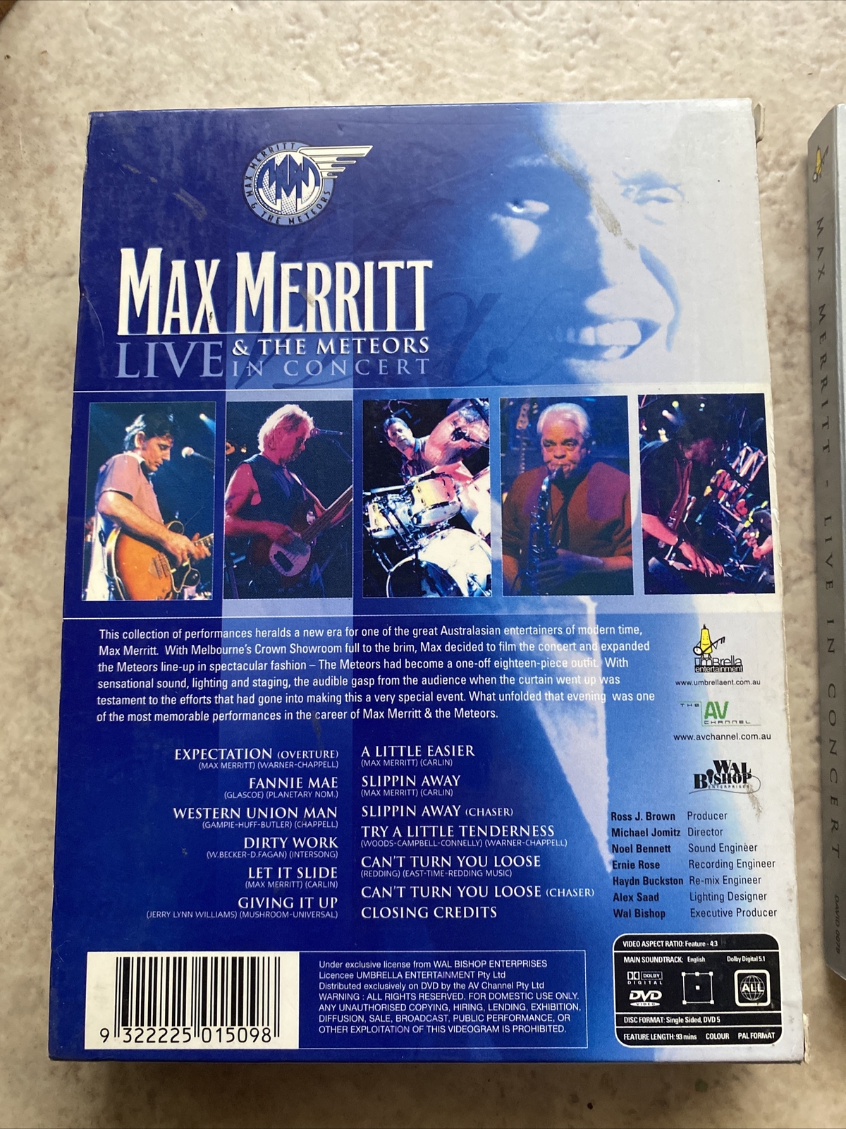 Max Merritt & the Meteors - Live in concert cds & Dvd set Rare ...