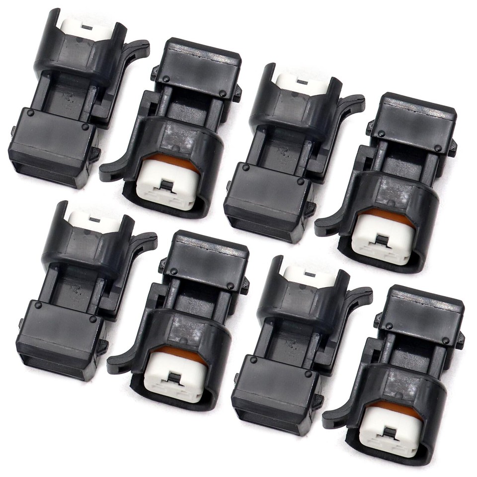 LS1 EV1 to EV6 Injector Connector Adapter (8pcs) EV14 LS2 LS3 LSX LT1 ...