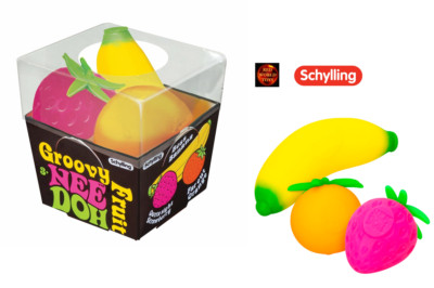 Needoh Groovy Fruit Stress Fidget Anxiety Reliever SEN toy - New | eBay UK