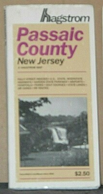 1983 Hagstrom Street Map of Passaic County, New Jersey r782 | eBay