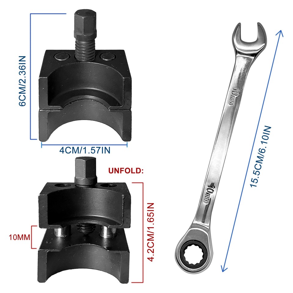 Car Suspension Strut Knuckle Spreader Shock Absorber Hub Removal ...