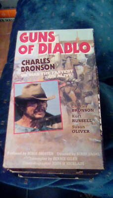 Guns of Diablo (1965) VHS western Kurt Russell Charles Bronson Susan ...