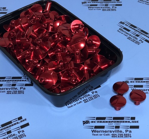 ANODIZED ALUMINUM DZUS FASTENERS - RED - 7/16” - .500 - LARGE HEAD | eBay