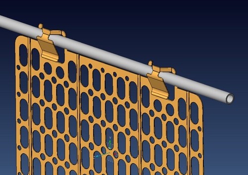 Scaffold Brick Guard Heavy Duty Plastic Scaffolding Safety Barrier ...