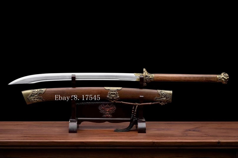 Long Handle Saber WUSHU Two Handed Dao Sharp 1095Steel Chinese ...