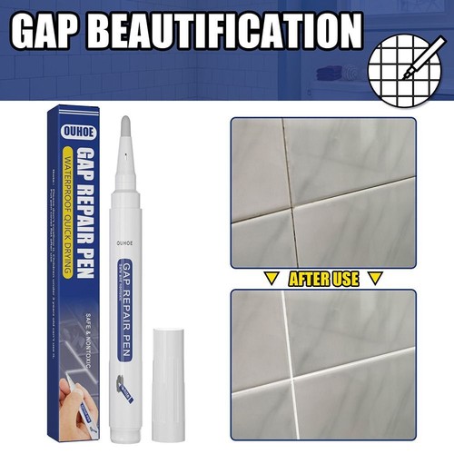 4pcs Universal Marker Repair Quick Drying White Grout Filler Tile Gap ...