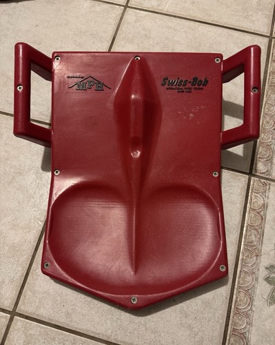 Swiss Bob Sled MPH Snow Seat EMS Red Swiss Made Fast as Heck | eBay